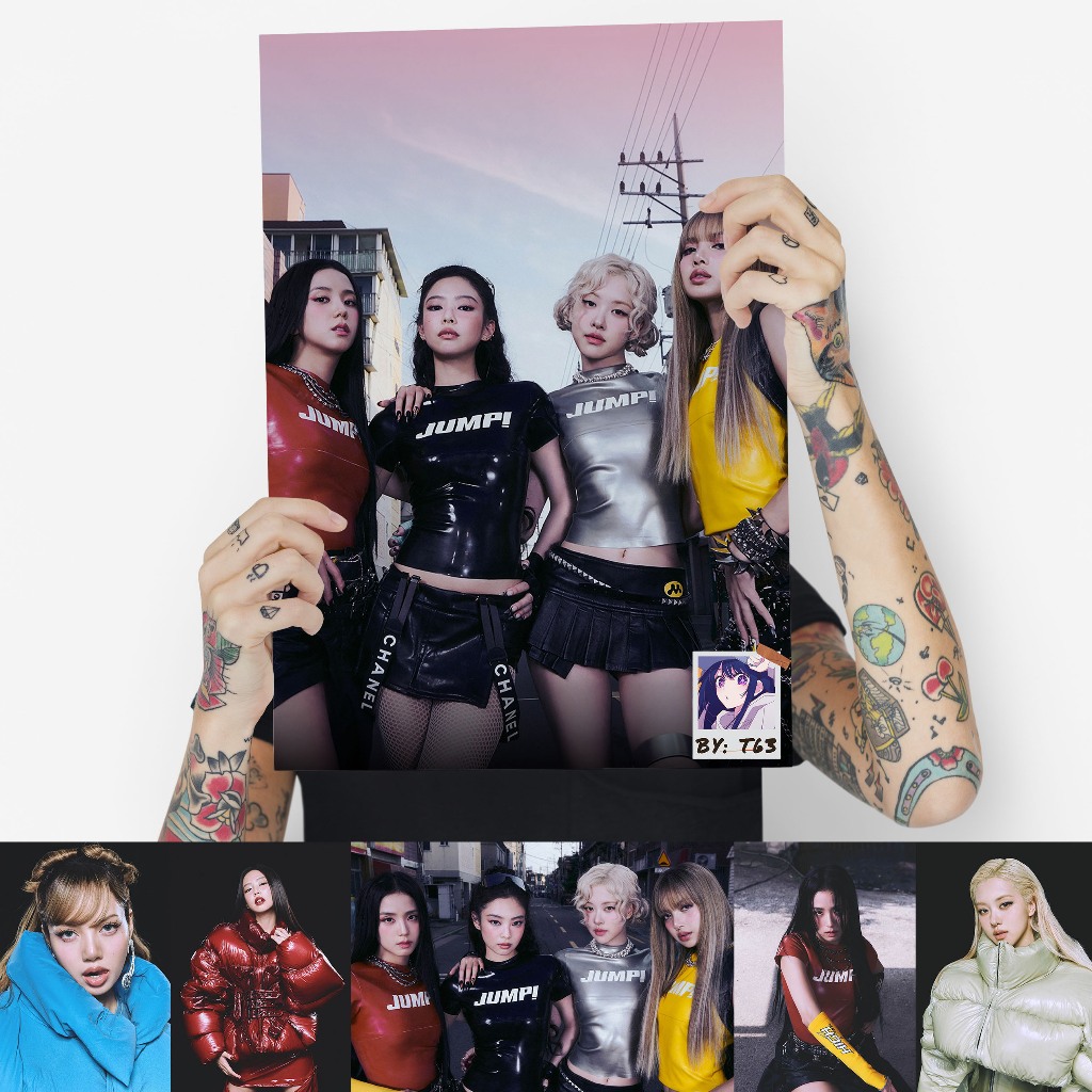 BLACKPINK Jump A3 A4 Poster K-pop Wall Home Decoration Posters Decor ...