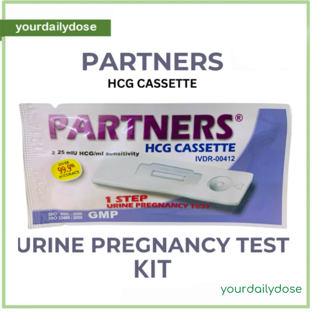 Partners HCG Test Cassette (Pregnancy Test Kit) | Shopee Philippines