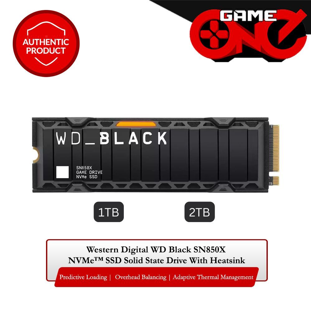 Western Digital WD Black SN850X NVMe SSD Solid State Drive With Heatsink | Shopee Philippines