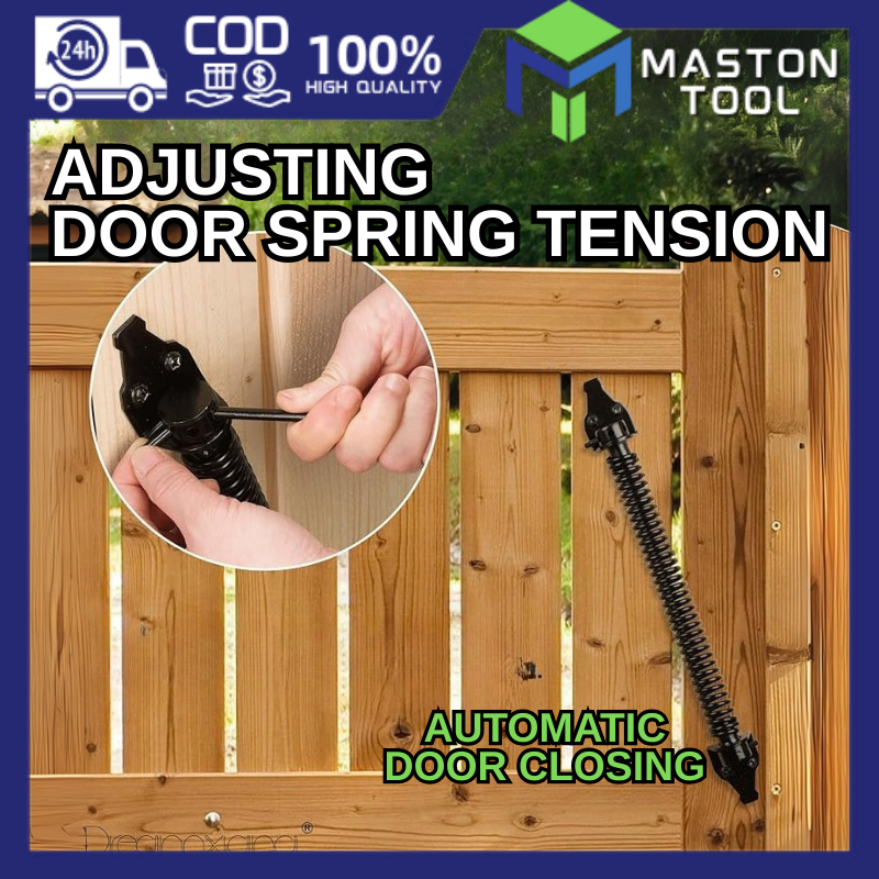 Automatic Gate Spring Closer For Garden Garage Fence Gate With Screws