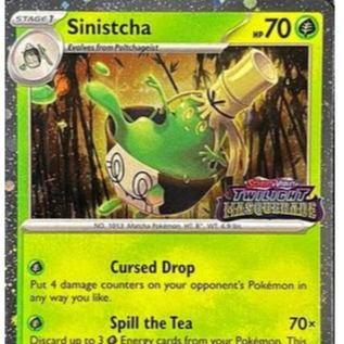 Sinistcha - 022/167 - STAMP Promo Twilight Masquerade Pokemon Card ...