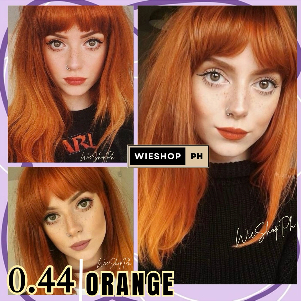 Orange Hair Color with Oxidant ( 0.44 Bremod Brand Permanent Hair Color ...