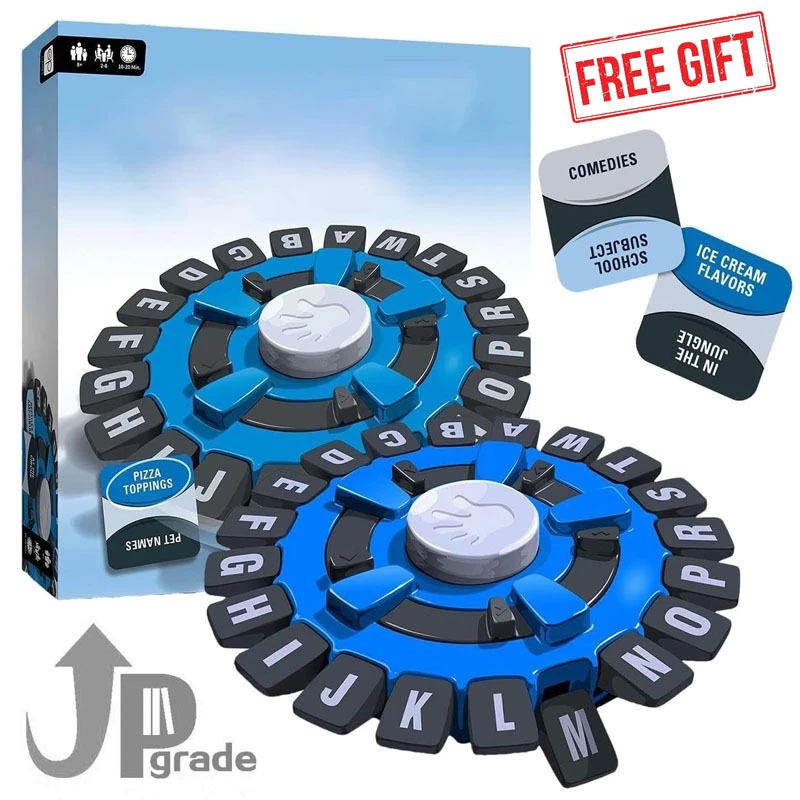 【Free Gift】Tapple Crazy Letter Game Board Game Family Fast Rhythm Boy ...