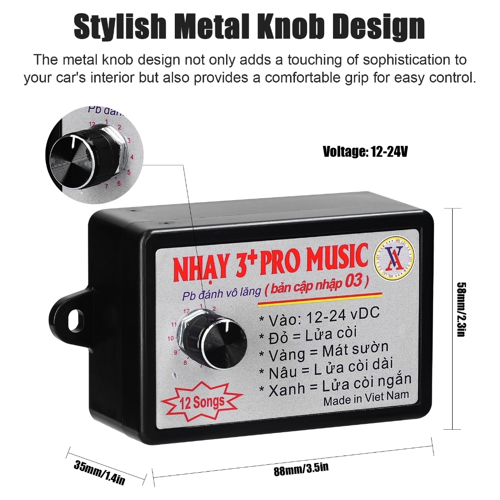 Nhay 3+Pro Next-Gen Universal Horn Controller - Car and Motorcycle ...