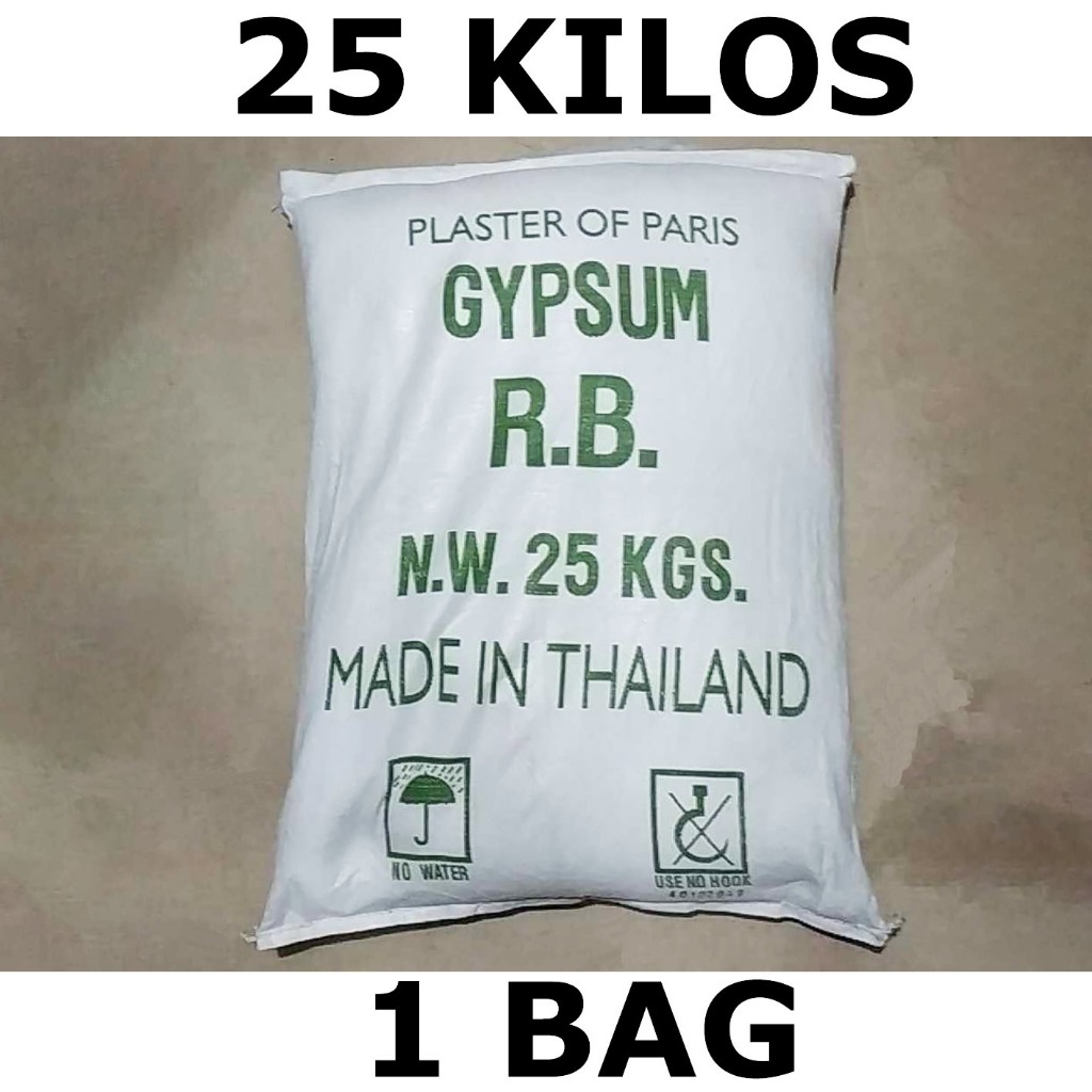 ( 25 KILO ) CEMENT OF PARIS === 1 BAG OF 25 KILOS == SEMENTO NG PARIS ...