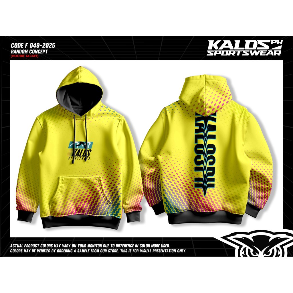 KALOSPH "CODE F 049-2025 " CUSTOMIZED JACKET | Shopee Philippines
