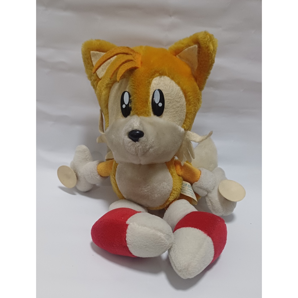 Tails Sonic The Hedgehog Plush 1995 Suction Cup Sega Japan Vintage ...