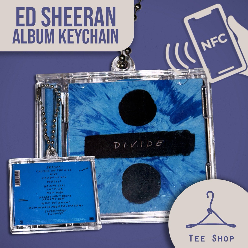 Ed Sheeran Mini Album acrylic Keychain NFC Enabled (Spotify) | Shopee ...