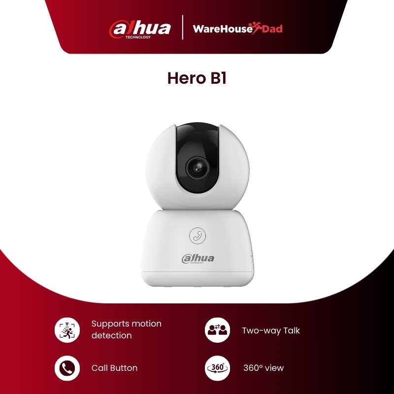 Dahua Hero B1 (D200) 2MP Indoor Fixed-focal Wi-Fi Pan & Tilt Network ...