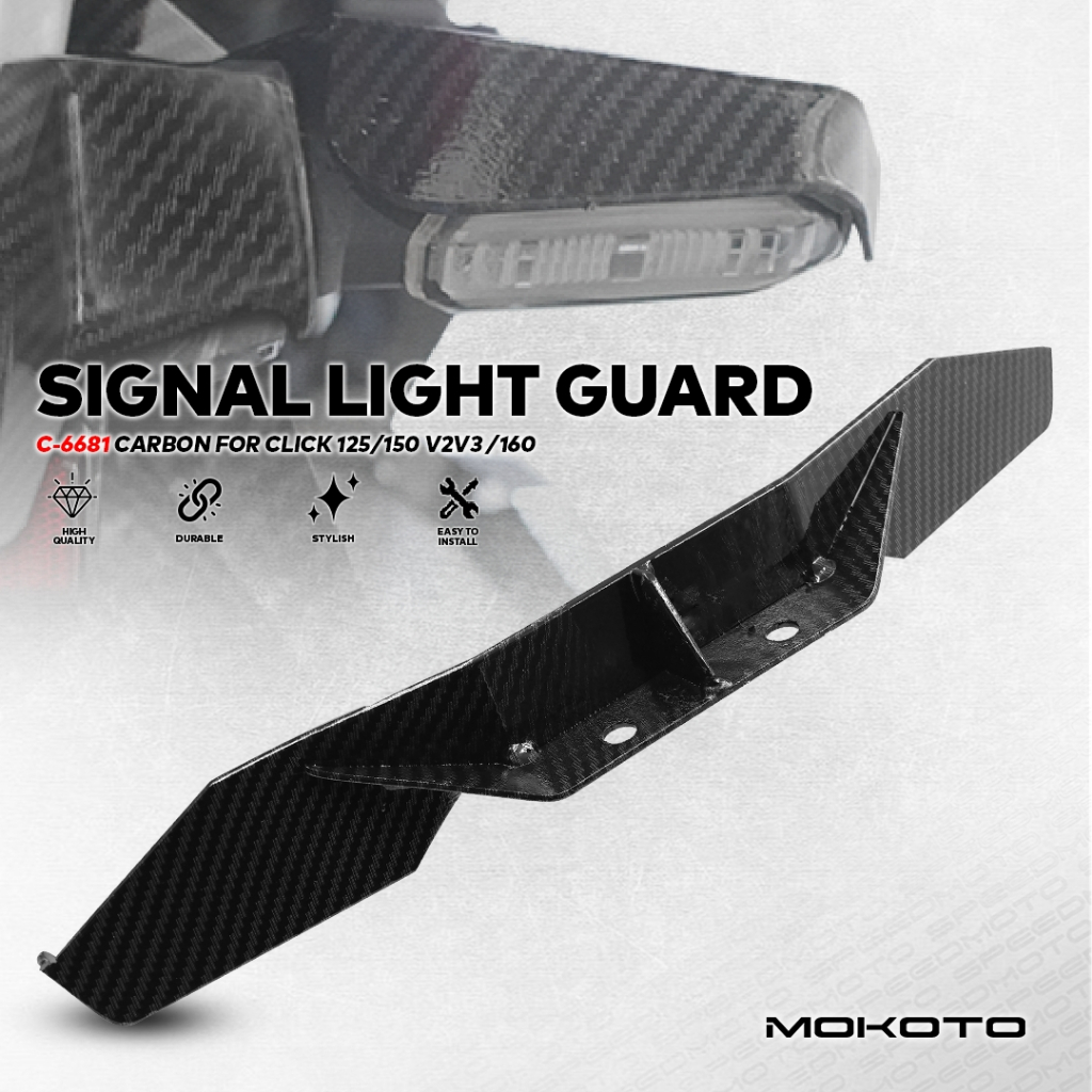 MOKOTO HONDA CLICK V3 CLICK V2 SIGNAL LIGHT PROTECTOR COVER GUARD FOR ...