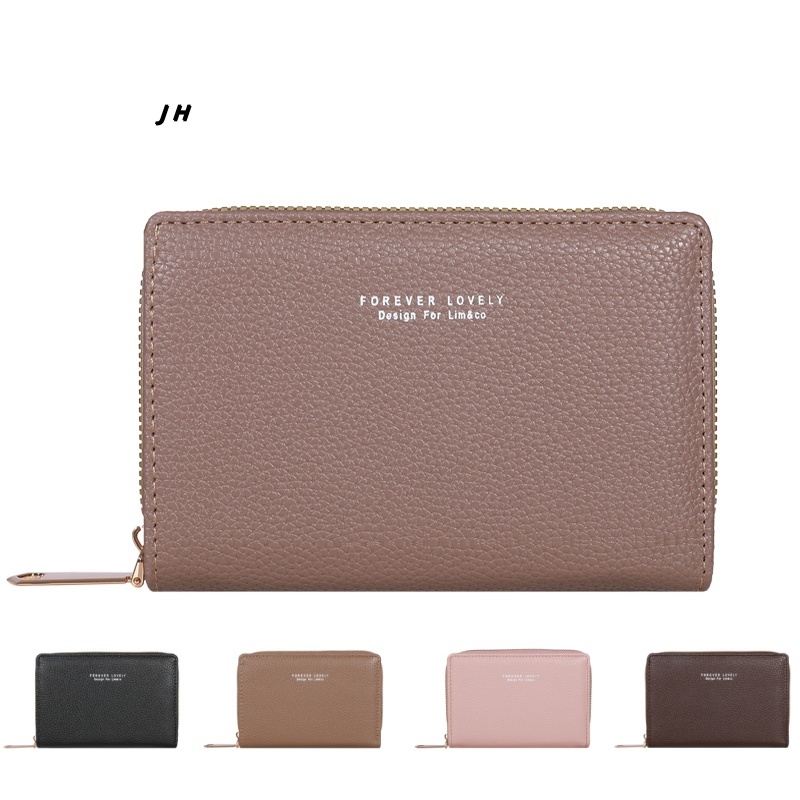 JH Thailand Korea Japan Leather Simple Leather Wallet Card Holder Coin ...