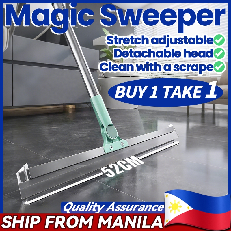 Magic Mop 180° Degrees Cleaning Rotatable Wiper Rubber Floor Mop ...
