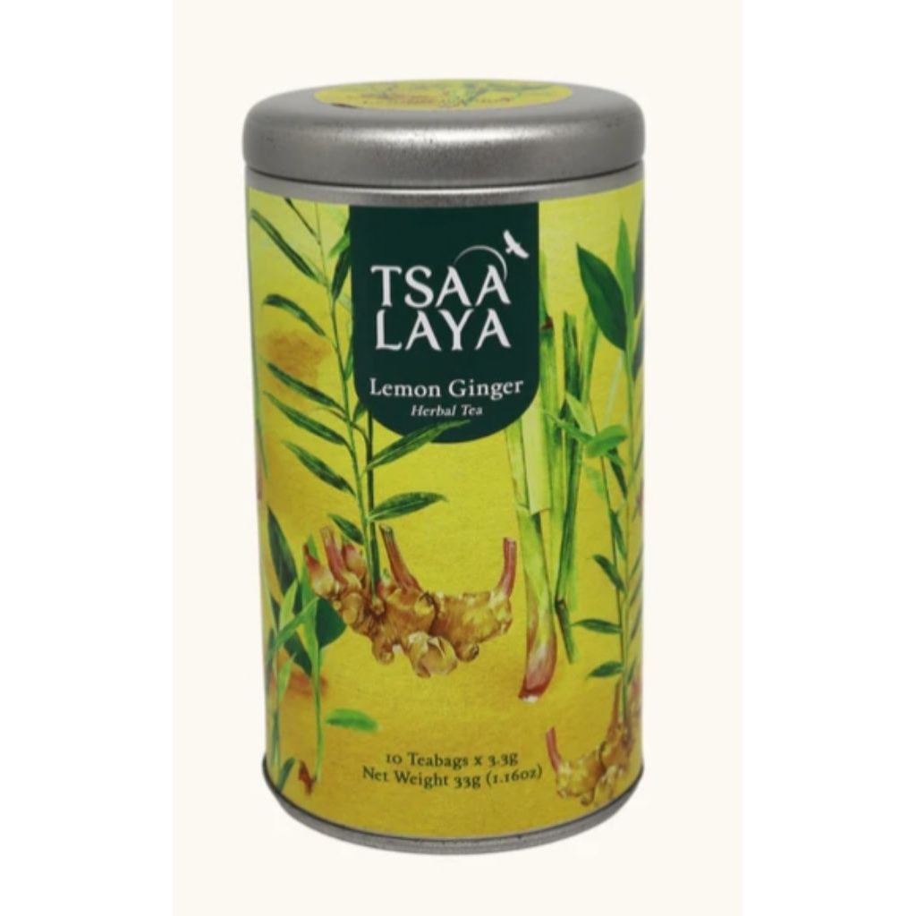 Tsaa Laya: Lemon Ginger Tea - Canister of 10 Teabags | Shopee Philippines