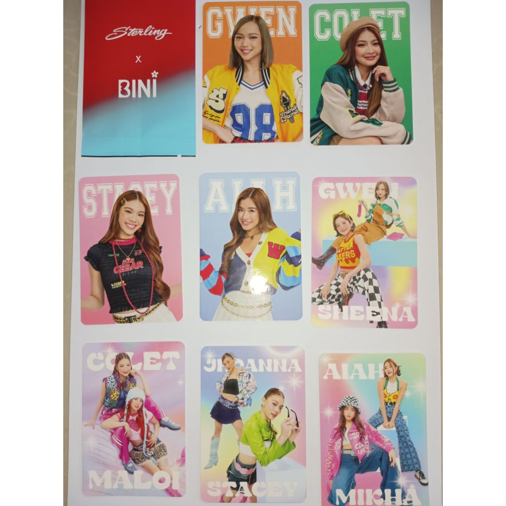 [Official] Bini x Sterling Paper Photocard with Free Notebook! (Pre ...