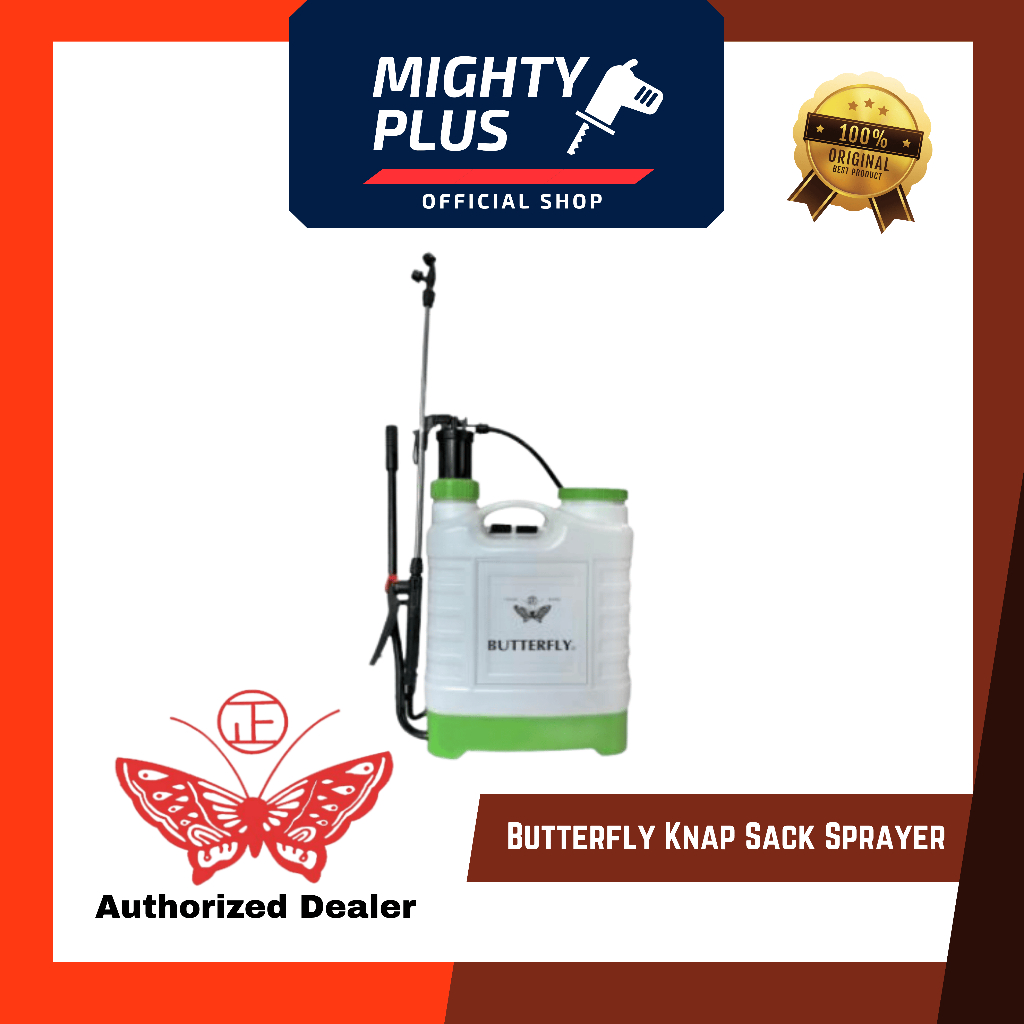 Butterfly Knap Sack Sprayer (16Liters) - #632-16L | Shopee Philippines