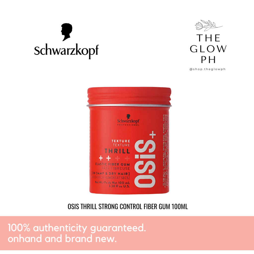 ON HAND Schwarzkopf OSiS Thrill Strong Control Fiber Gum 100ml | The ...