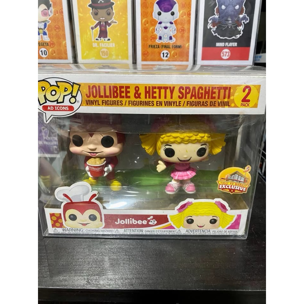 Funko Pop Jollibee & Hetty Spaghetti (1st to market exclusive) mint ...