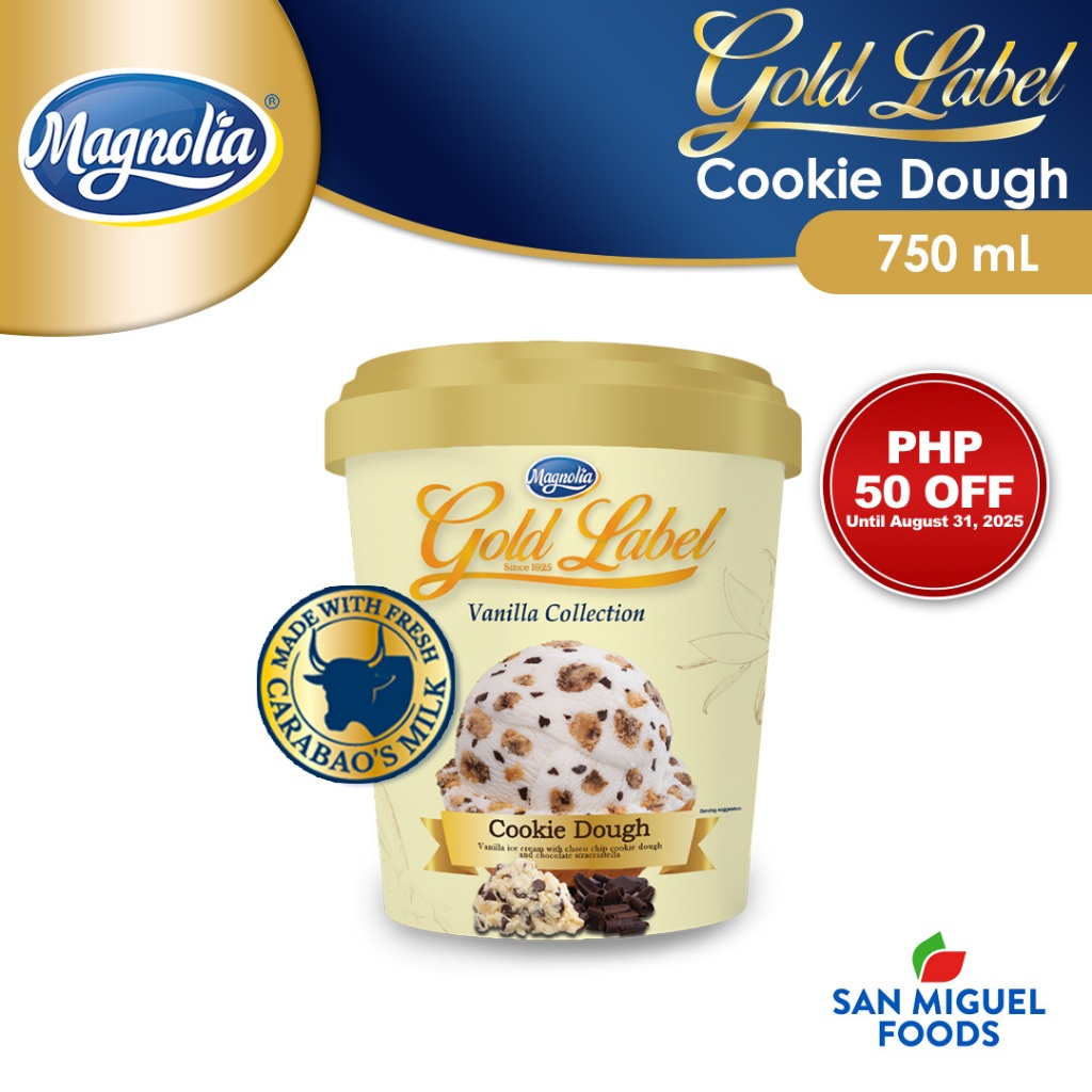 Magnolia Gold Label Ice Cream Cookie Dough 750ml | Shopee Philippines