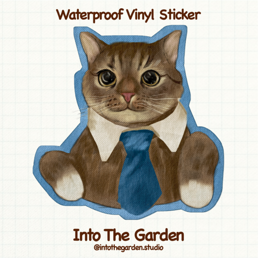Corpo Cat | Waterproof Sticker by Into The Garden | Shopee Philippines