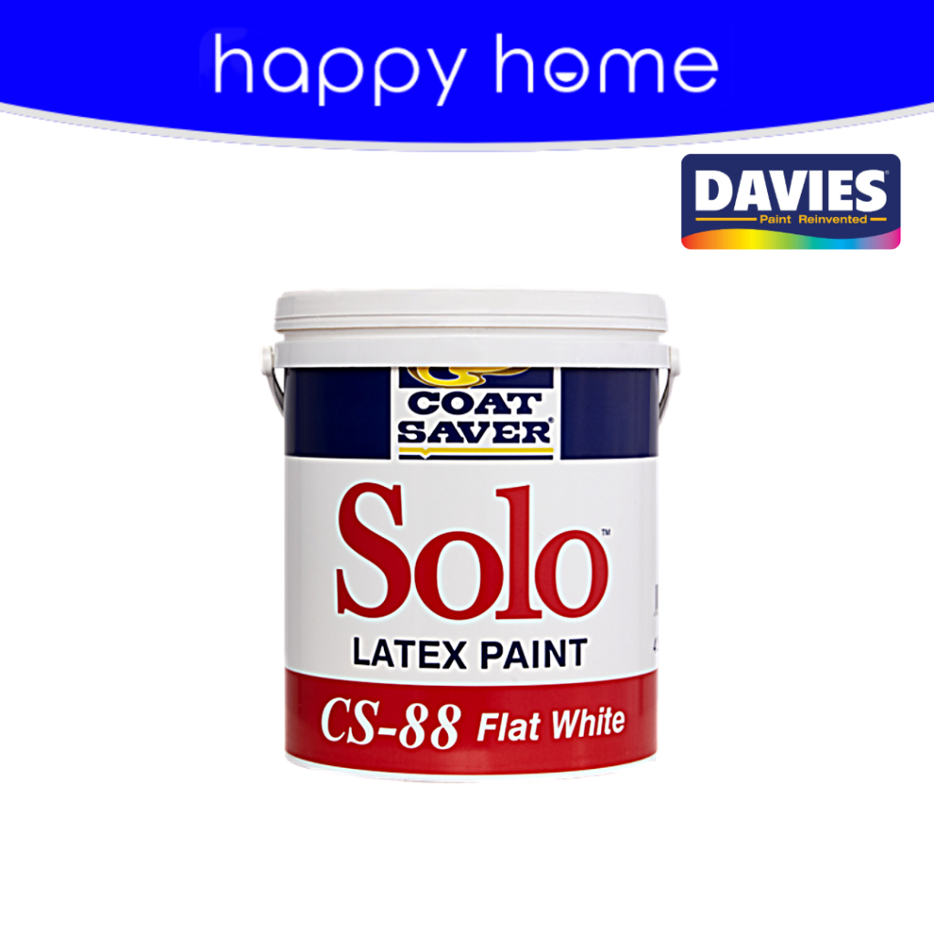 Coat Saver Solo Latex Paint Flat and Gloss White | Shopee Philippines
