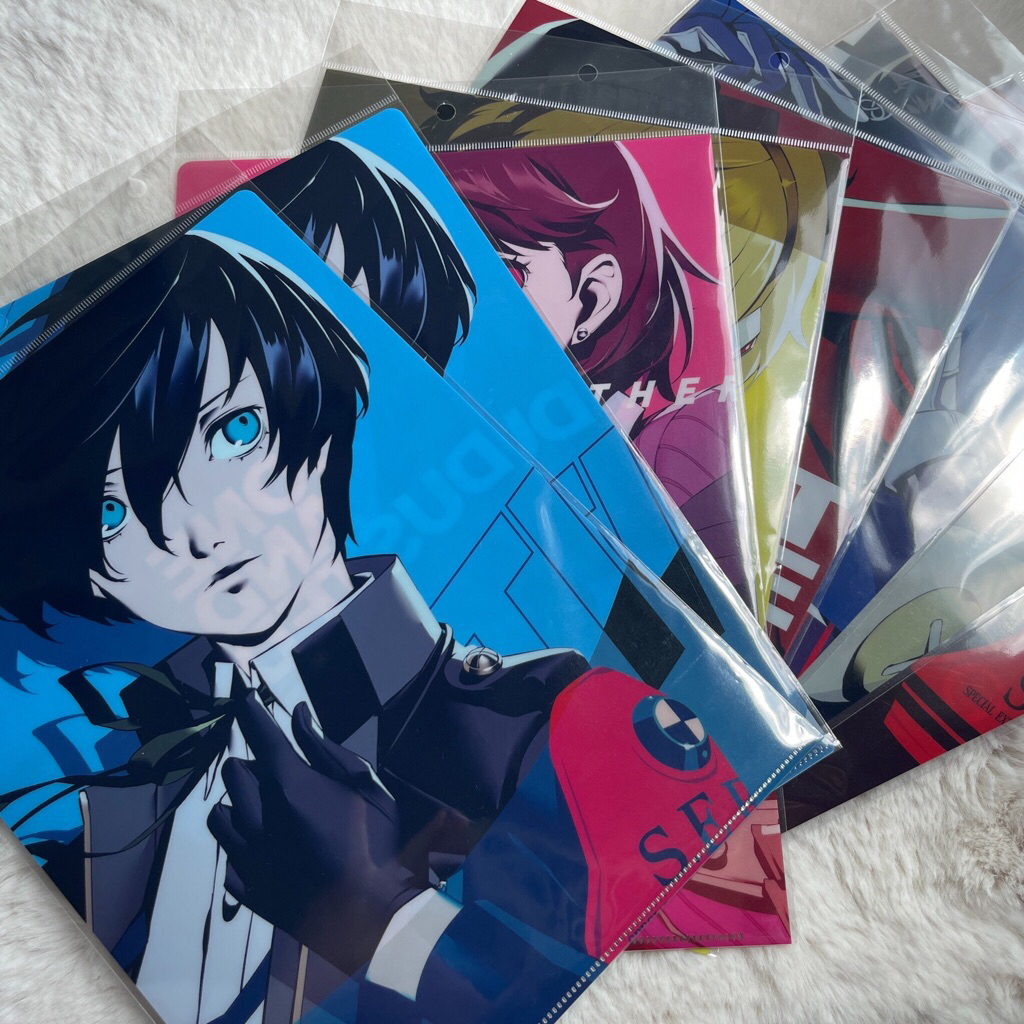 Persona 3 Reload Character Design A4 Clear File Exclusive Atlus Japan ...