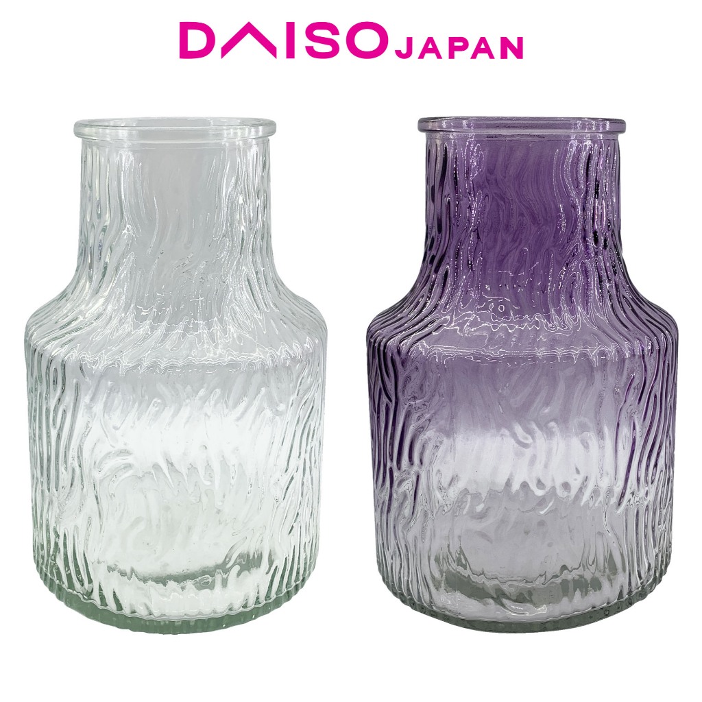 Daiso Glass Vase (19.5cm) | Shopee Philippines