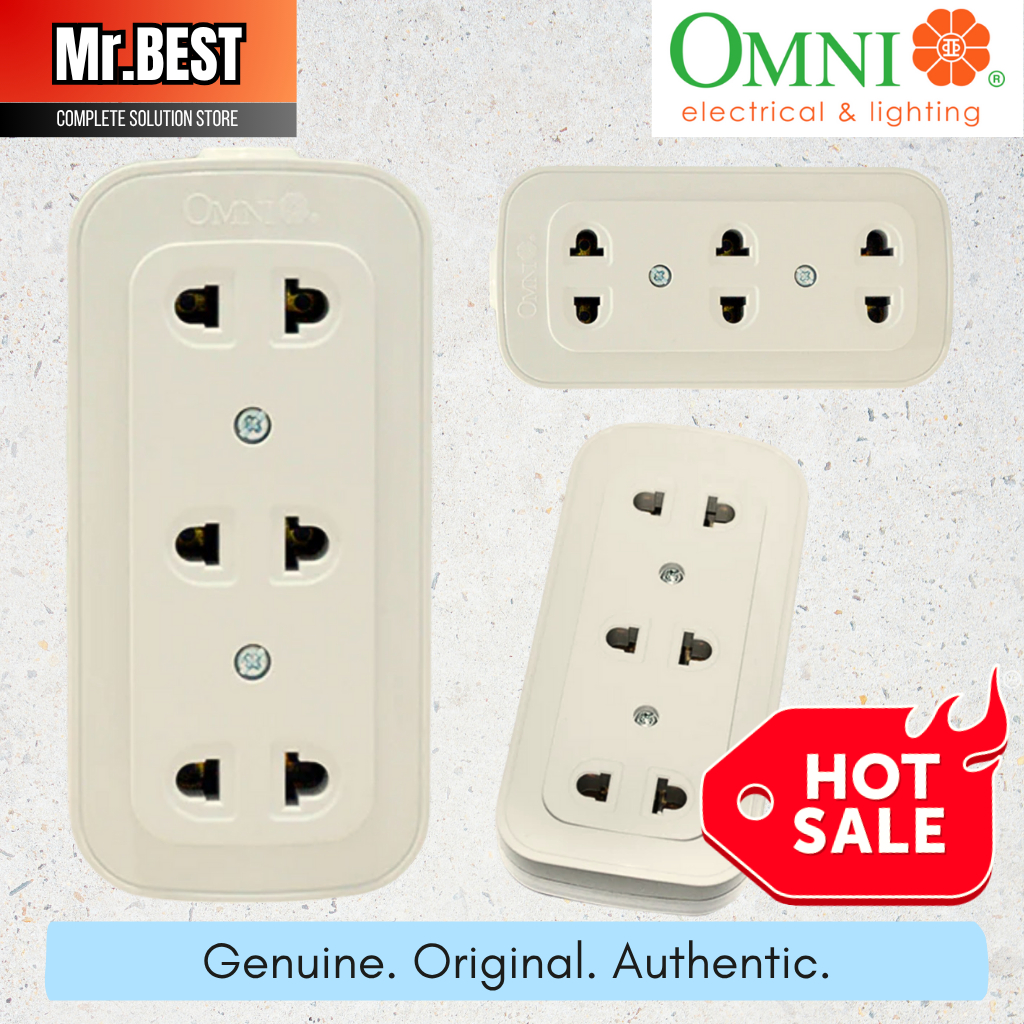 OMNI Surface Convenience Outlet 1-4 Gang w/ 2-Gang Ground | Heavy Duty ...