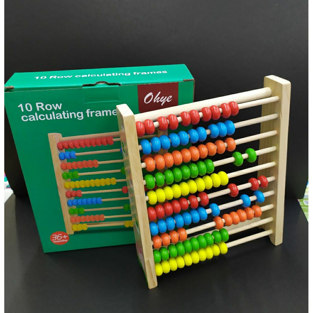 10ROW CALCULATING FRAMES ABACUS | Shopee Philippines