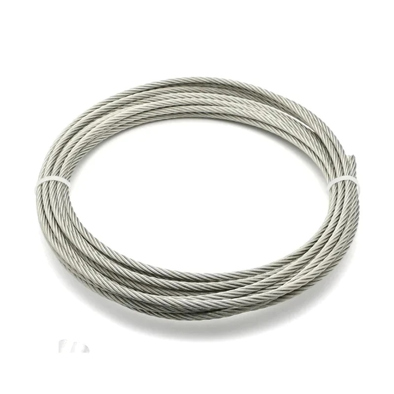 2mm 304 Stainless Steel Steel Flexible Wire Rope soft Cable Clothesline ...