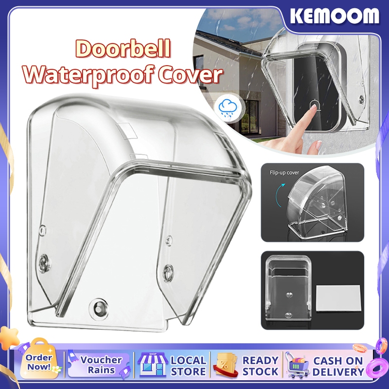 Doorbell Waterproof Cover Transmitter Protector Snow Shielding Outdoor ...