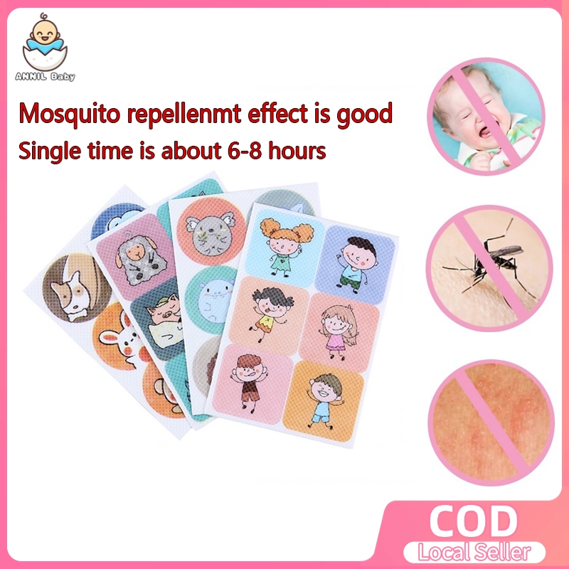ANNIL 36pcs in 1 Anti-mosquito Sticker Baby Stickers Repellent Patches ...