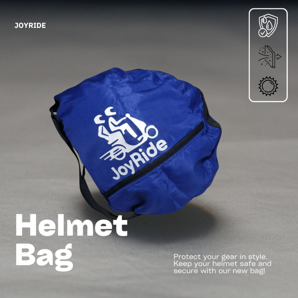 JOYRIDE | HELMET BAG WITH STRAP | BLUE | FOR FULLFACE AND HALF FACE ...