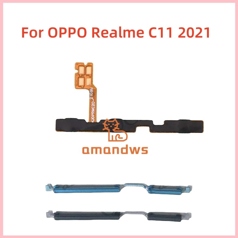 Power button For Realme C11 2021 ON OFF Volume button flex | Shopee ...
