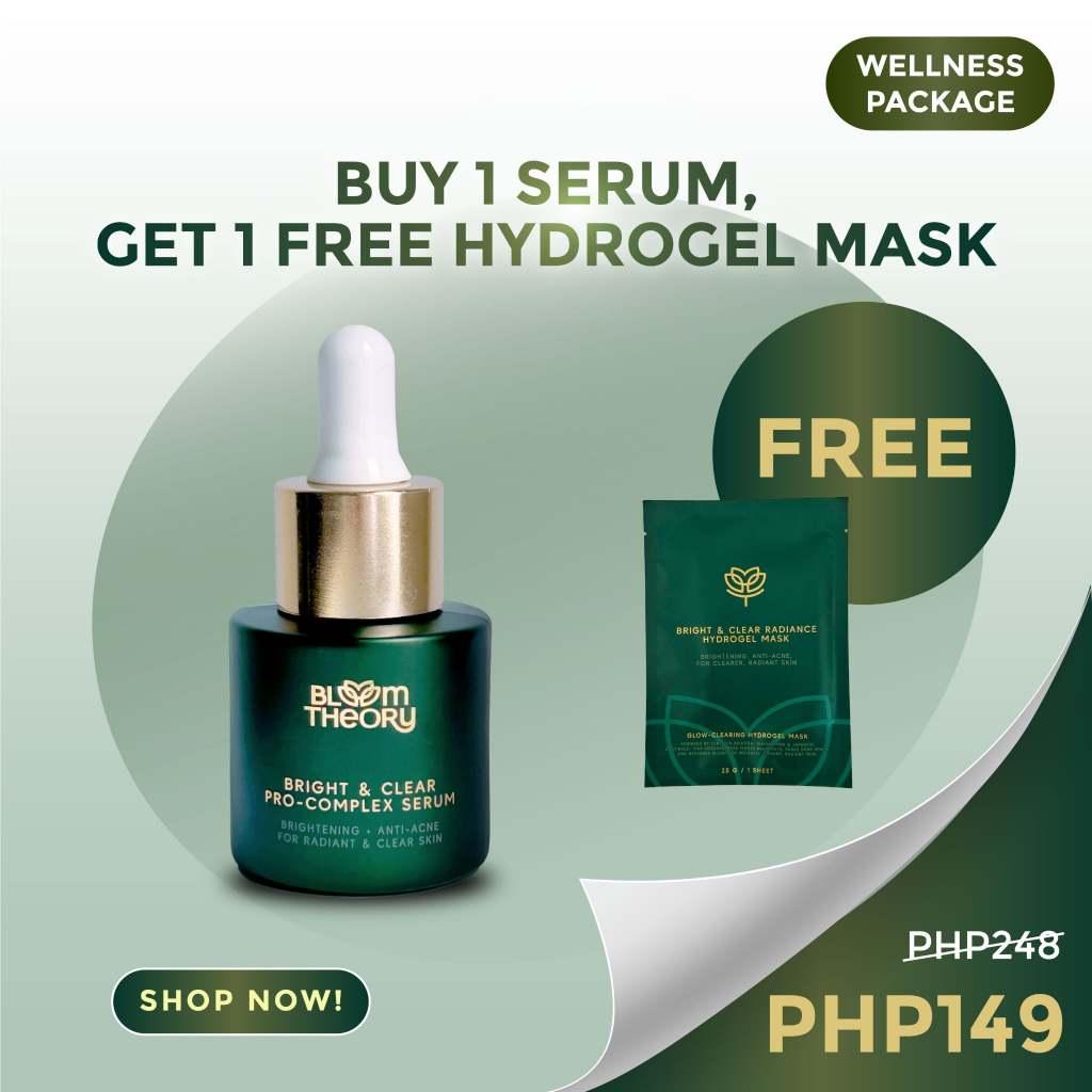 [FREE INSTAGLOW MASK] Bloom Theory Serum + Mask bundle | Shopee Philippines