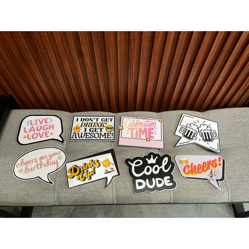 Per Piece Sintraboard Photobooth Props for Birthdays Weddings Events ...