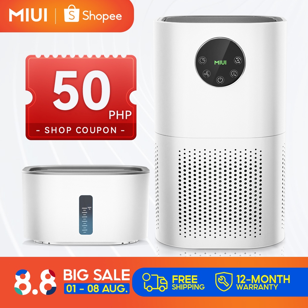 MIUI Smart Air Purifier, Humidifier 2-in-1 Triple HEPA Filter PM2.5 ...