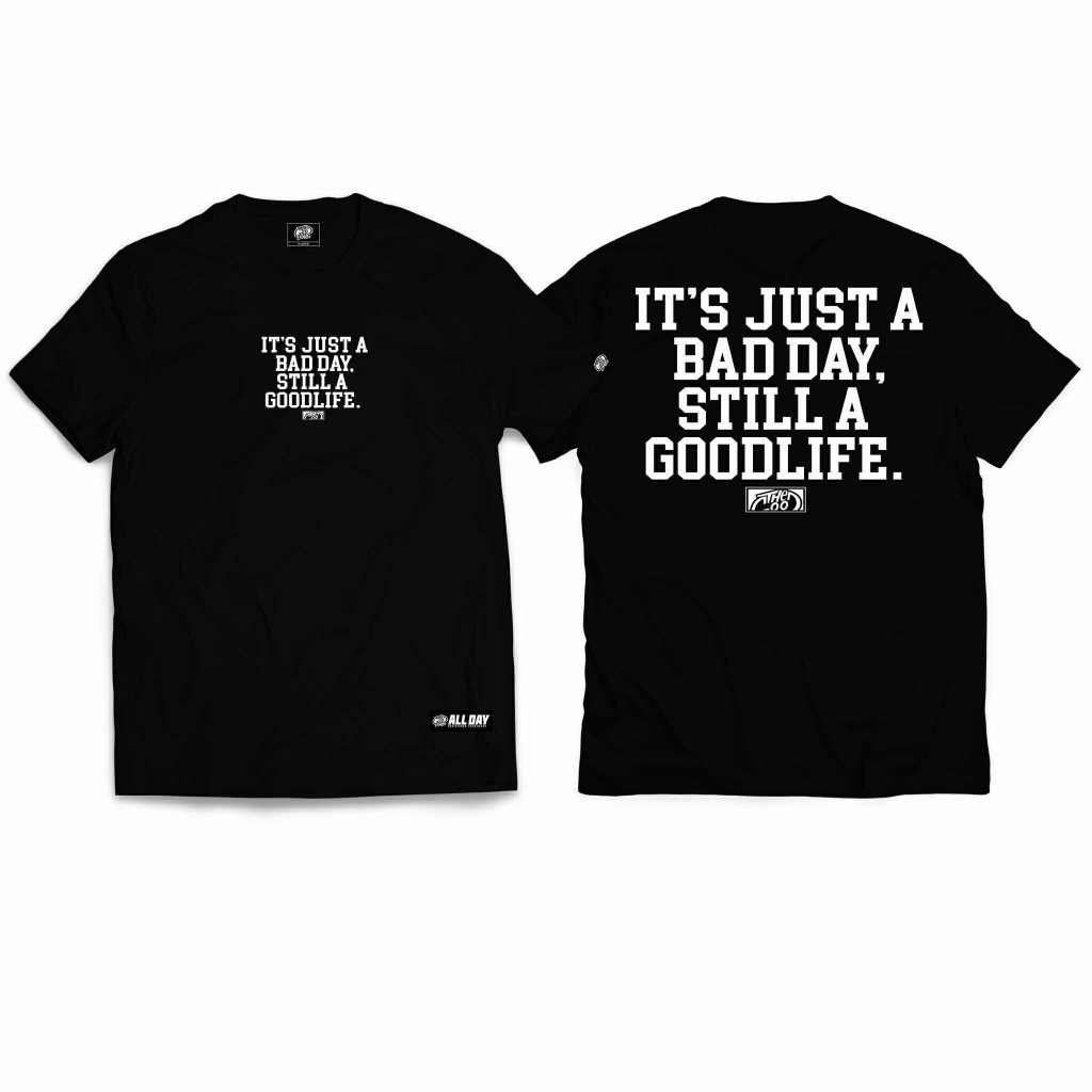 GOODLIFE - STILL GOOD FONT (BLACK) T-SHIRT | Shopee Philippines