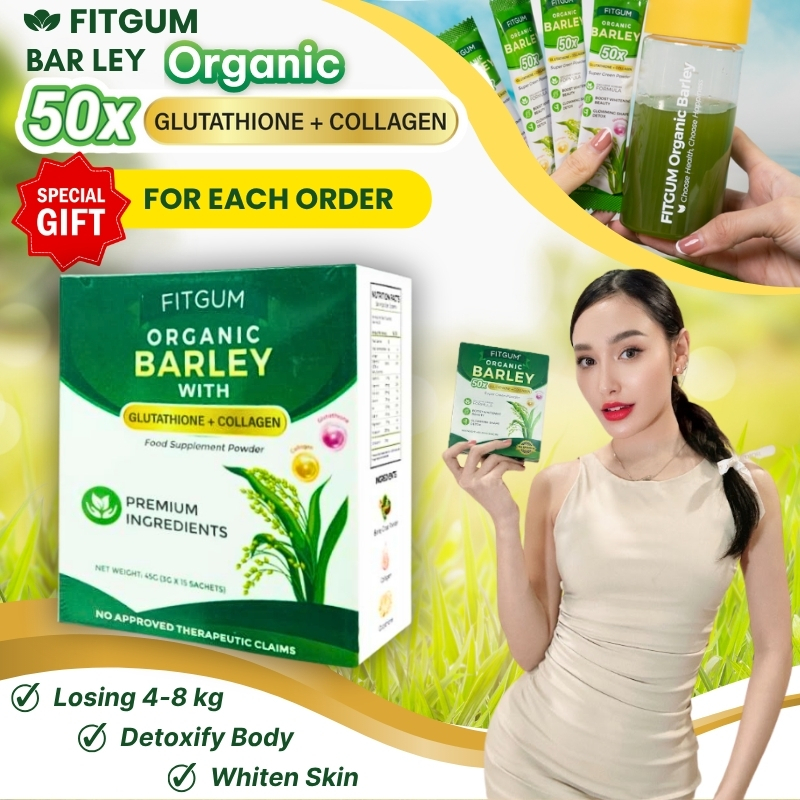 FITGUM Organic Barley Gluta Collagen Beauty Drink Organic Weight Loss ...