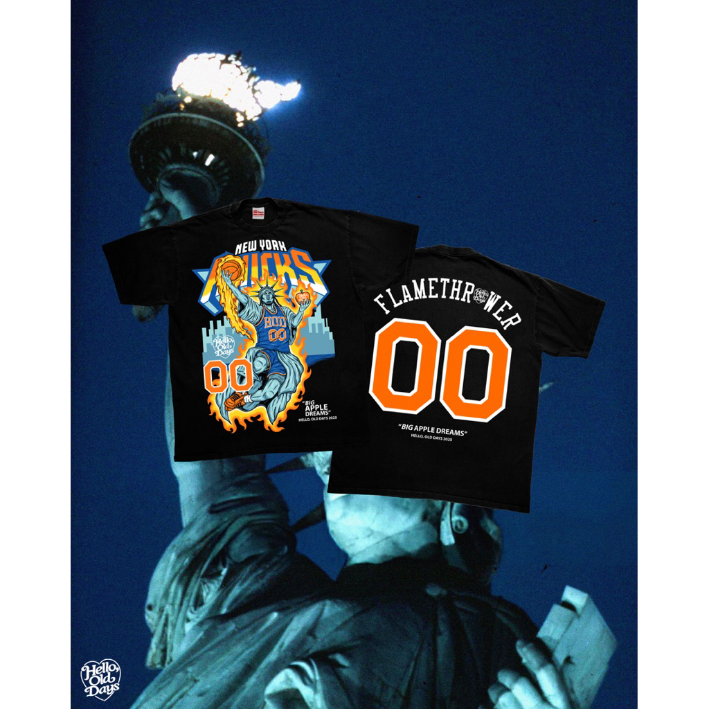 HOD - BIG APPLE DREAMS - JORDAN CLARKSON TEE - HELLO, OLD DAYS | Shopee ...