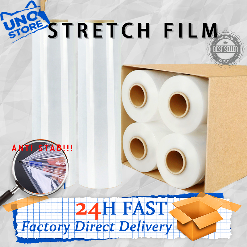 STRETCH FILM / JACK WRAP Industrial Grade 20” INCHES X 20 MICRONS X 1 ...