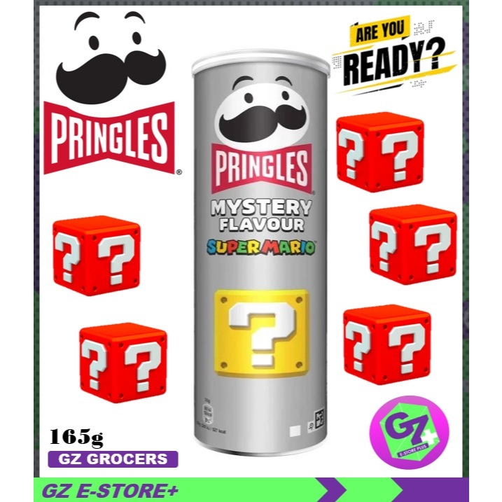 Pringles Mystery Super Mario Crisps l Hot Spicy l Paprika l Texas BBQ ...