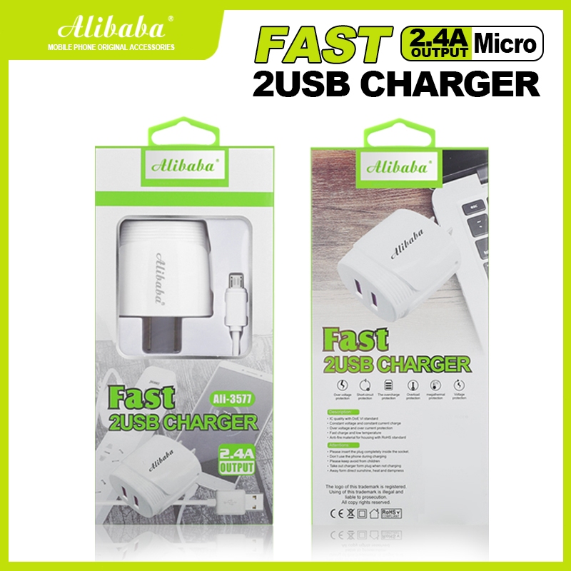 【Alibaba】COD QC 120W Fast Charger/Charger Set For Micro Ios Type-C/USB ...
