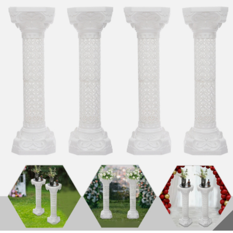 Elegant Wedding Roman Column Set Greek Column Statue Plastic Roman ...