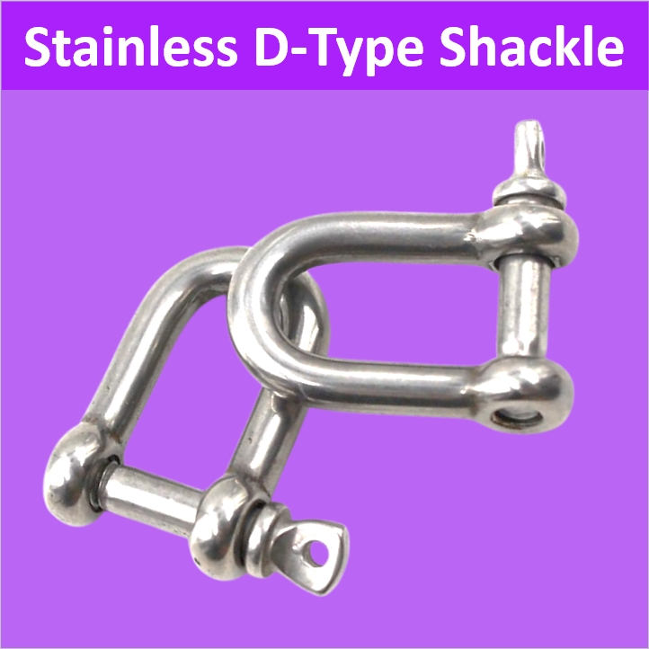 Mago 22mm Stainless D-Type Shackle Grade 304 Lifting Shackle Capacity ...