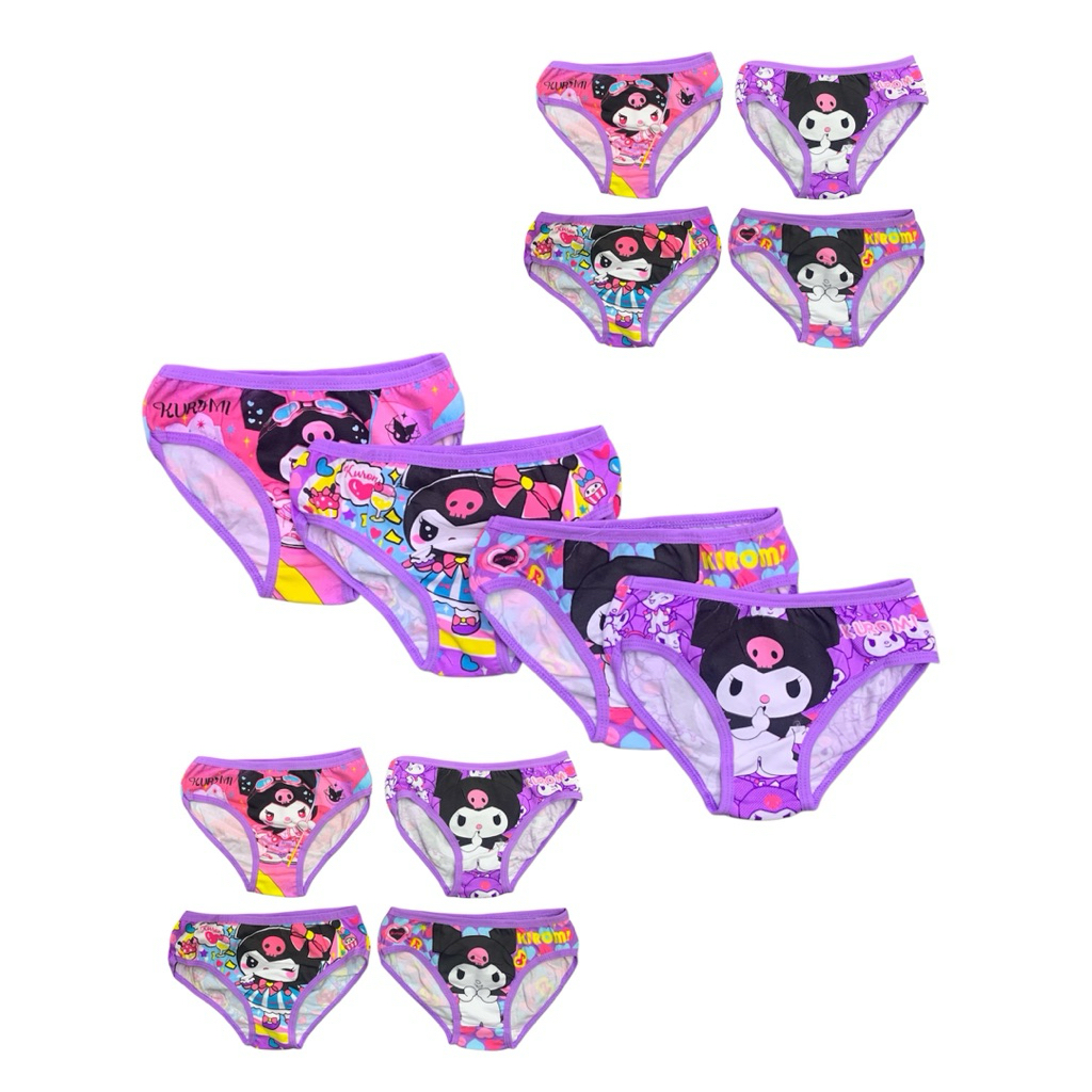 PANTY KIDS CHARACTER (KUROMI) | Shopee Philippines