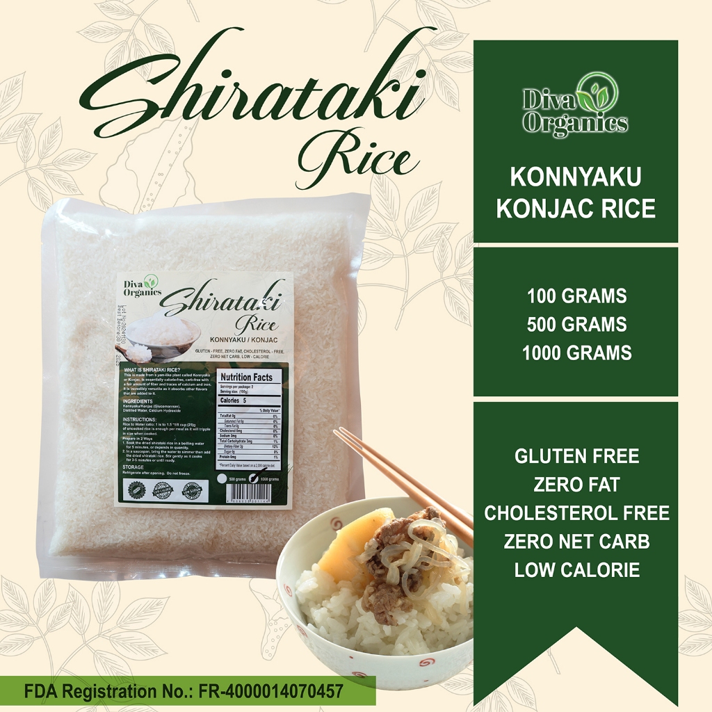 Dry Shirataki Rice and Noodles Konjac Keto / Low Carb Diet Healthy ...