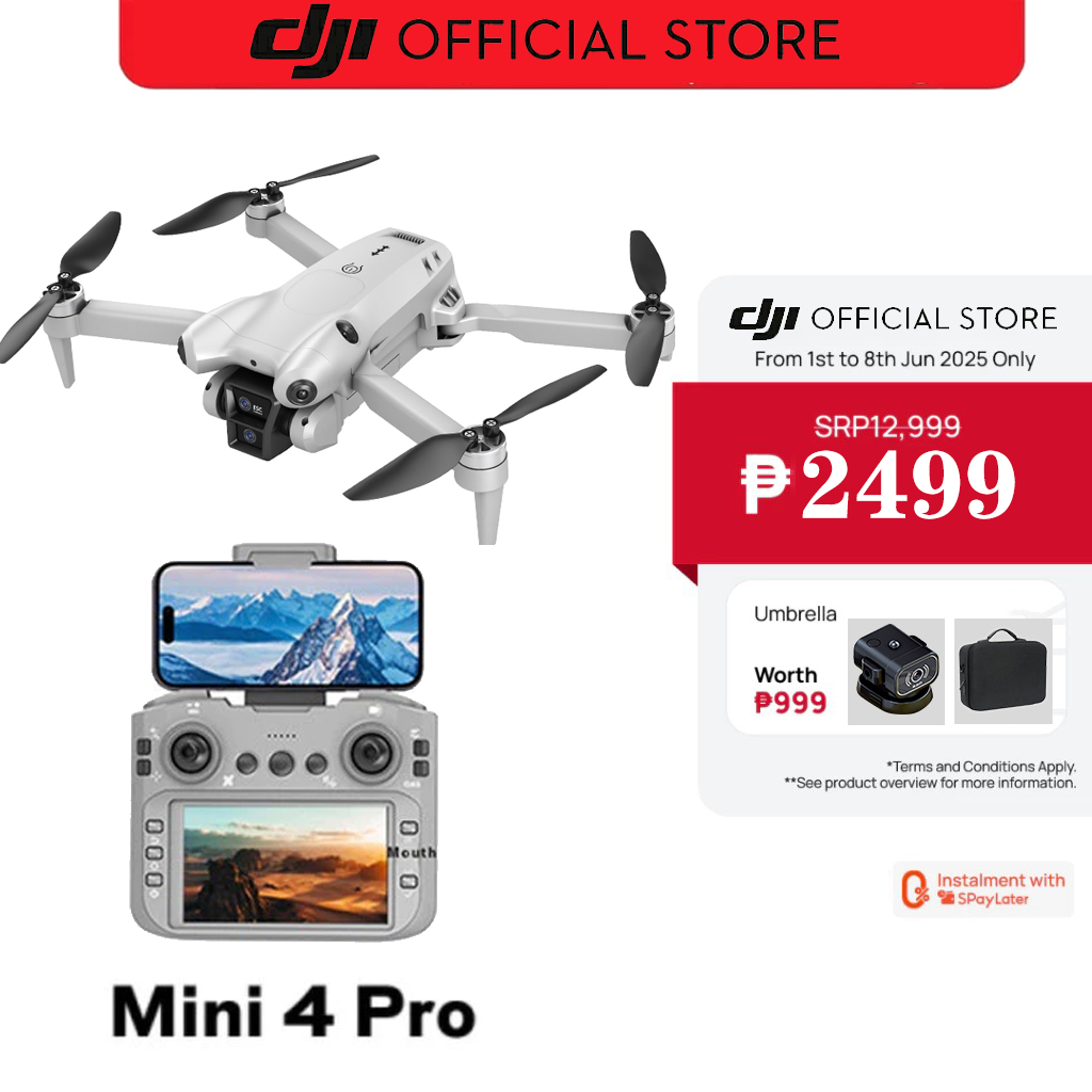DJI Mini 4 Pro - Camera Drone 4K/60fps HDR | True Vertical Shooting ...