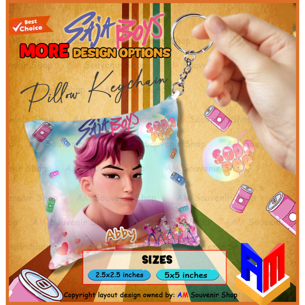 KPOP Demon Hunter Mini Pillow Keychain • Fun and Soft Souvenir for Kids ...