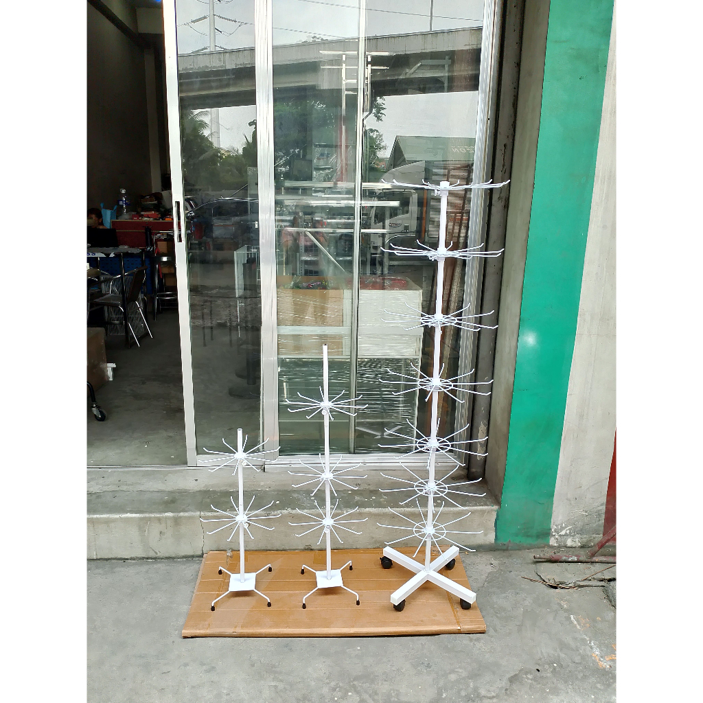Rotating Floor Stand Rack Organizer Revolving Tier Hanging Display ...