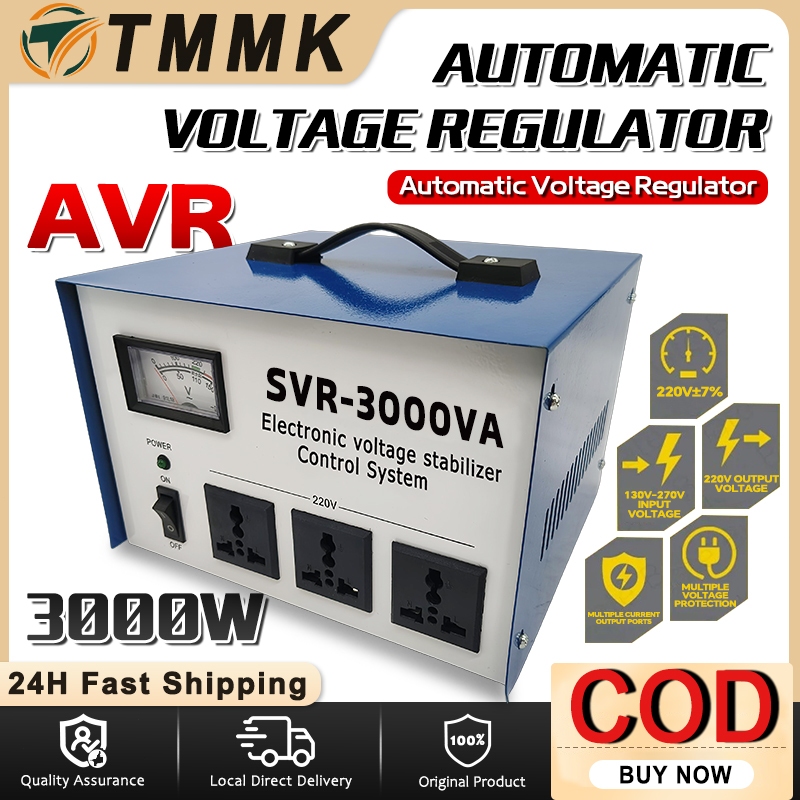 AVR 3000W/220V Automatic Voltage Regulator SVR-3000VA/2000VA/1000VA ...